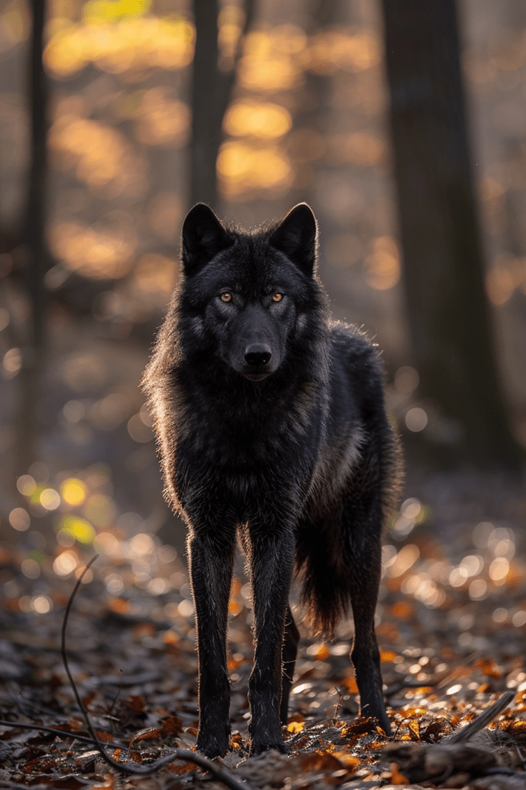 29 Facts About Black Wolves - Hearts Of Pets