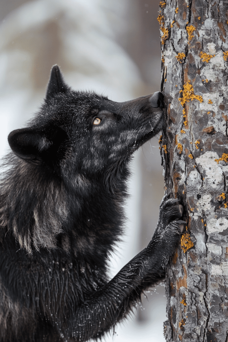 29 Facts About Black Wolves - Hearts Of Pets