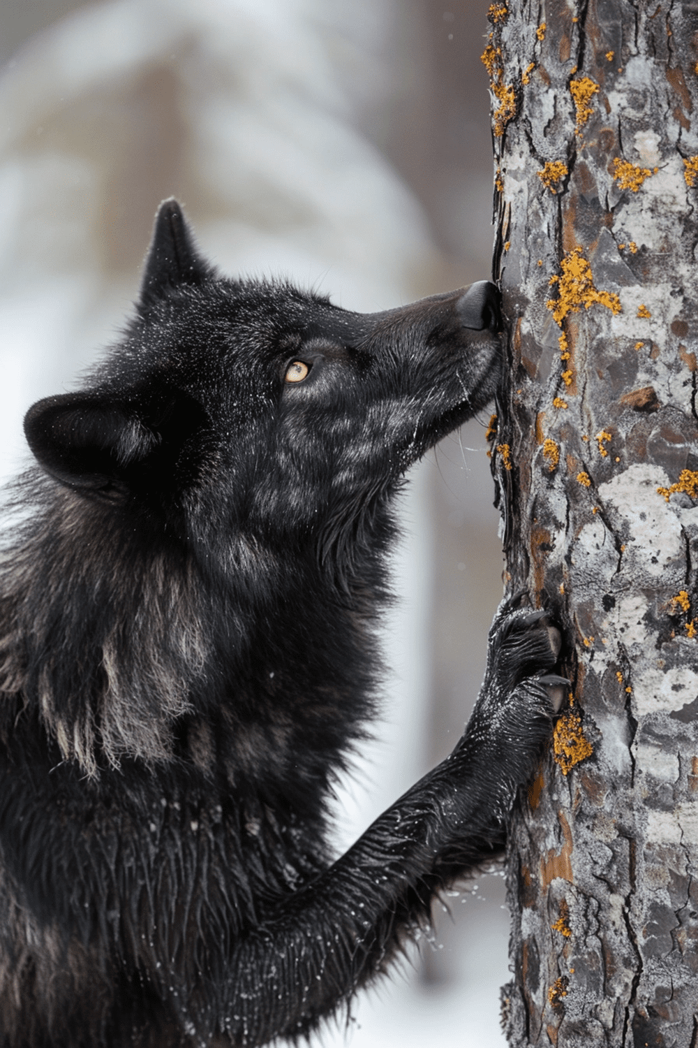 29 Facts About Black Wolves - Hearts Of Pets