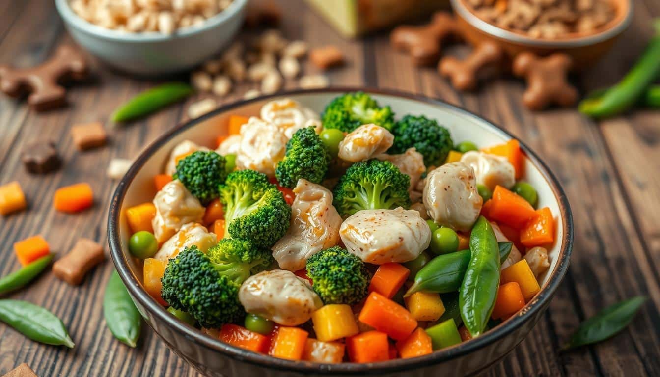 Healthy Chicken And Broccoli Stir-Fry For Dogs