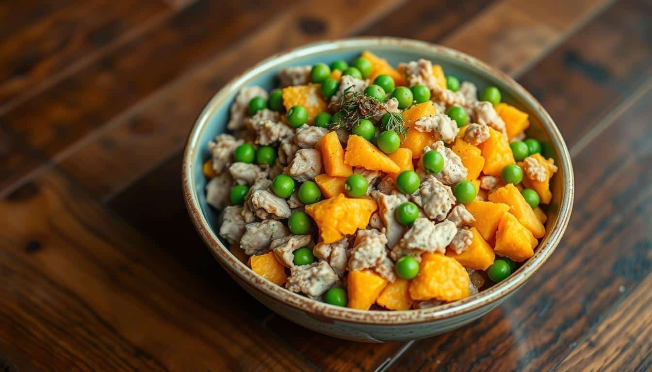 Homemade Turkey & Sweet Potato Dog Food Delight