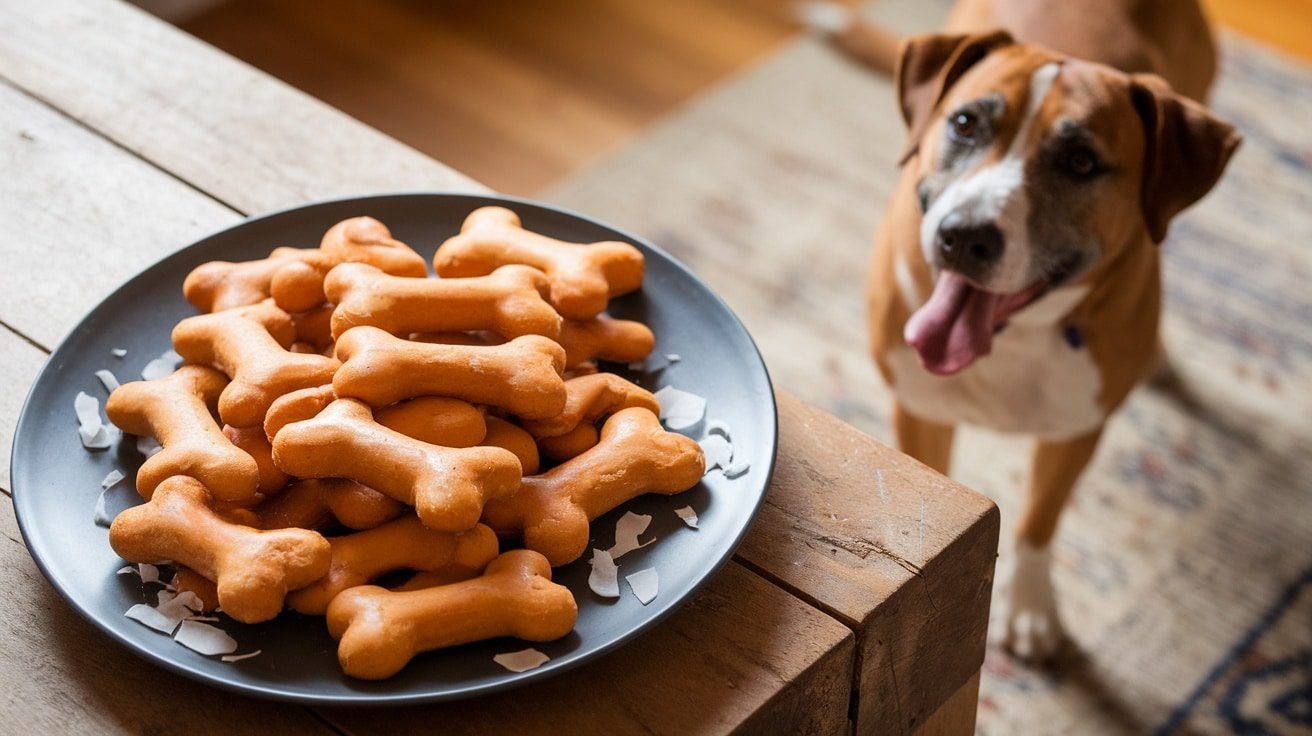 Homemade Coconut And Sweet Potato Dog Treats Recipe - Hearts Of Pets