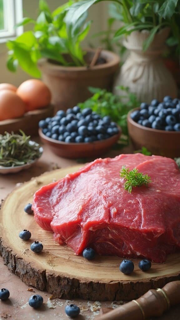 DIY Rabbit & Blueberry Grain-Free Cat Food Recipe - Hearts Of Pets