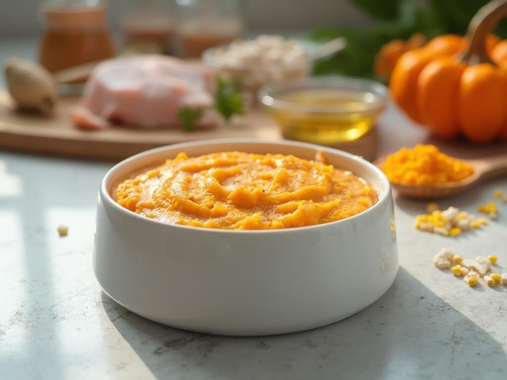 Turkey & Pumpkin Digestive Boost Cat Food Recipe - Hearts Of Pets